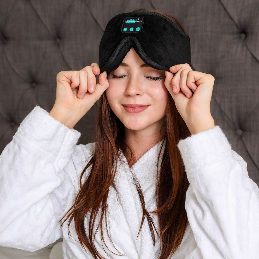 SnoozeBand™ Pro - Bluetooth Sleep Mask – Snooze Band