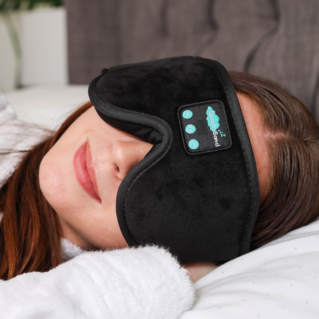 SnoozeBand™ Pro - Bluetooth Sleep Mask – Snooze Band